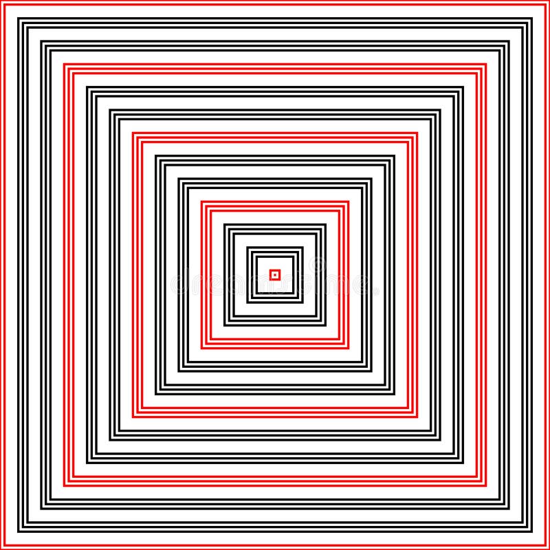 Red and Black Square Lines Fabric Pattern on White Background Vector ...