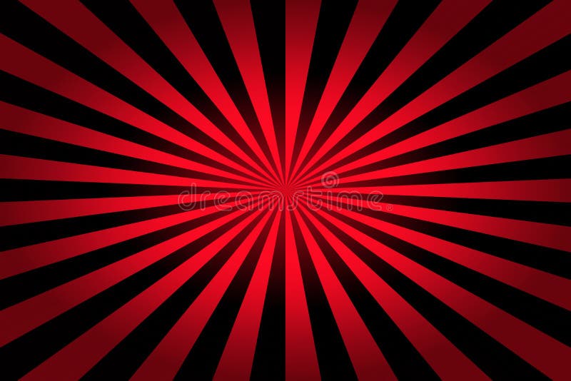 Red - Black Starburst Background Stock Illustration - Illustration of ...