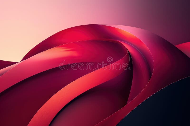 A Red and Black Striped Fabric with a Red and Black Pattern Stock Photo ...