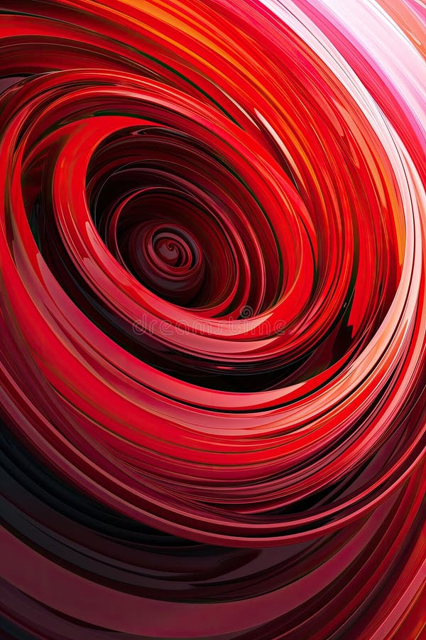 Red and Black Swirl Background Stock Illustration - Illustration of ...