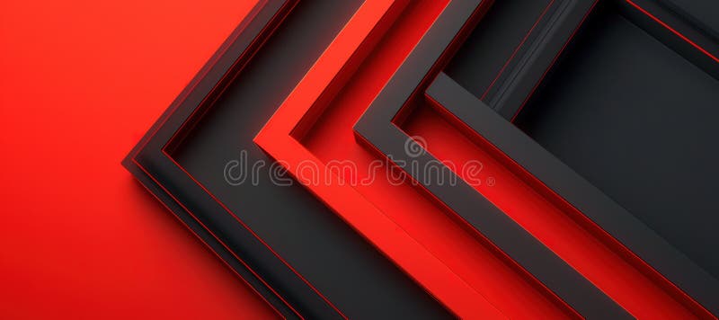 Red and Black Triangle Business Frame Background Stock Illustration ...