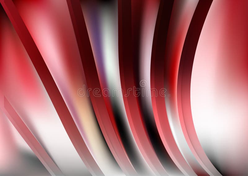 Red Black and White 3D Wave Stripe Background Stock Vector ...