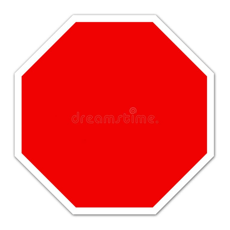 Red Octagon Blank Sign Stock Illustrations – 273 Red Octagon Blank Sign ...