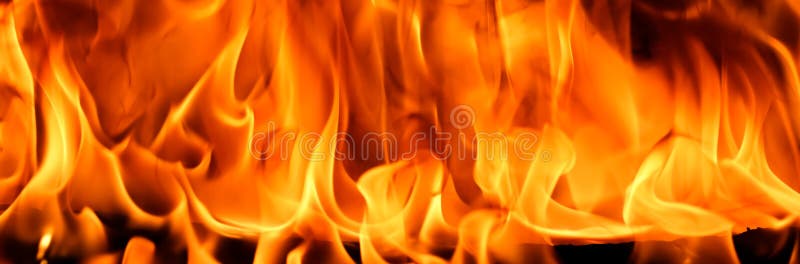 Red Blaze Fire Flame on a Black Background Stock Photo - Image of flame ...