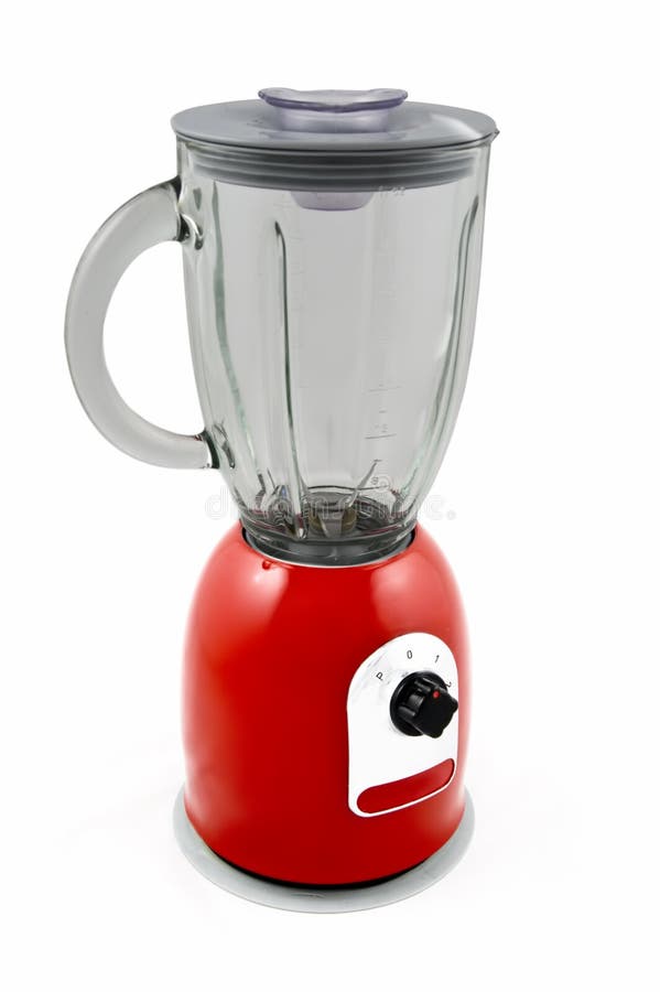 Red blender stock image. Image of kitchenware, isolated - 3570291
