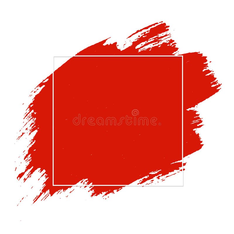 Red Blob stock vector. Illustration of blot, drop, frame - 195618782