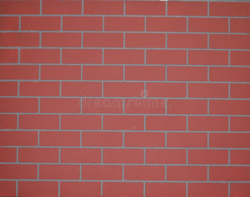 Red Seamless Brick Wall Texture Stock Image - Image of outside, design ...