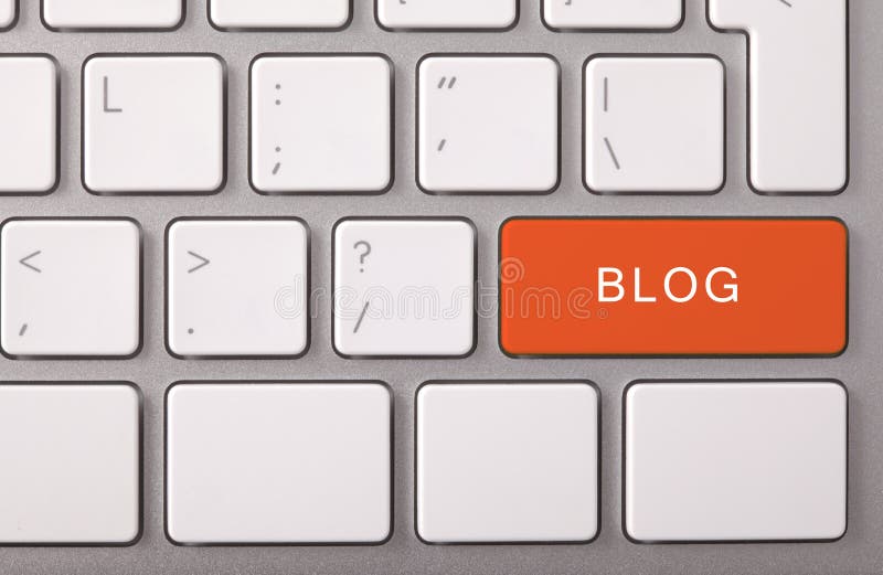 Red BLOG button. stock illustration. Illustration of concepts - 28864743