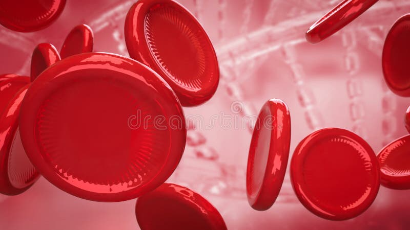 The Red Blood Cell for Sci or Medical Concept 3d Rendering Stock ...