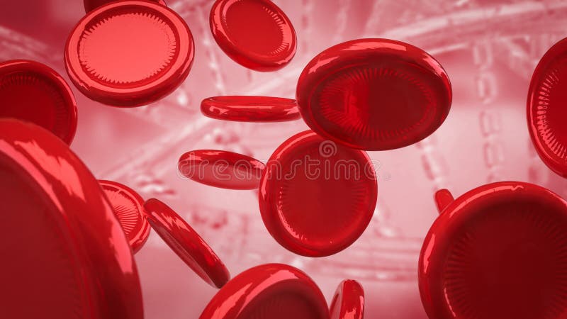The Red Blood Cell for Sci or Medical Concept 3d Rendering Stock ...