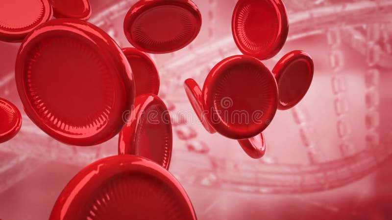 The Red Blood Cell for Sci or Medical Concept 3d Rendering Stock ...