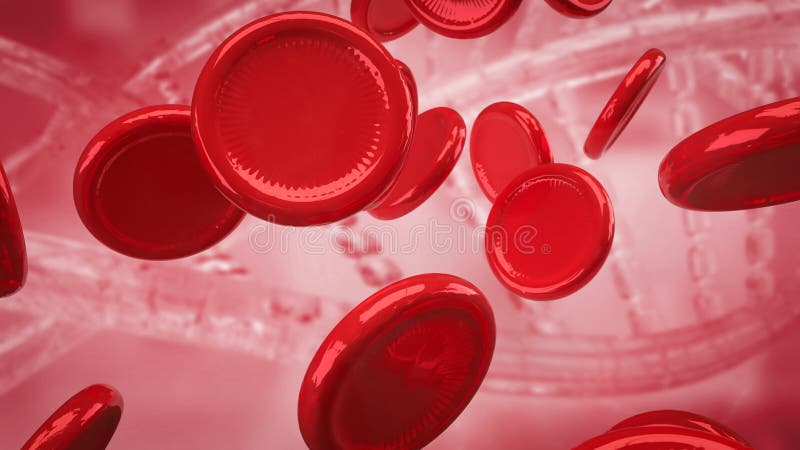 The Red Blood Cell for Sci or Medical Concept 3d Rendering Stock ...