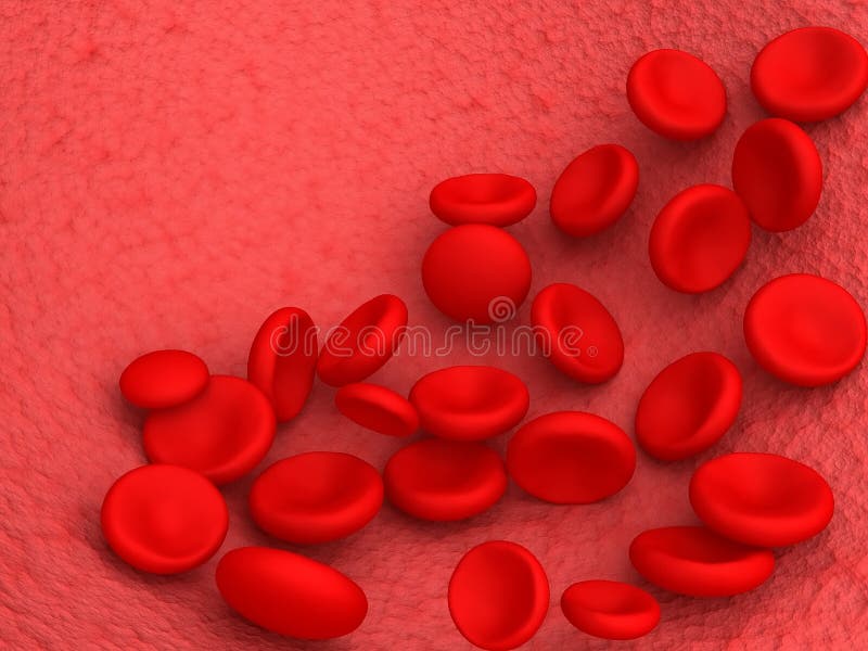 Red blood cells stock illustration. Illustration of reddish - 15689341