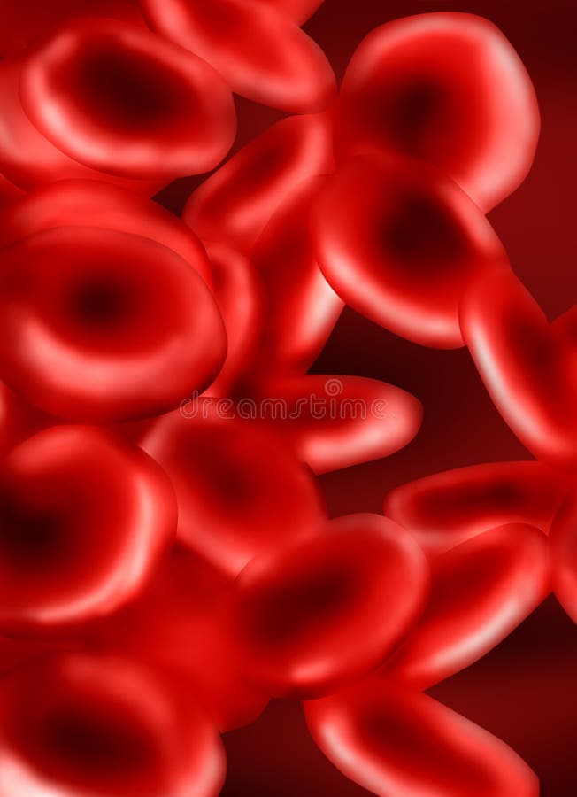 Red blood cells stock illustration. Illustration of medical - 3292786
