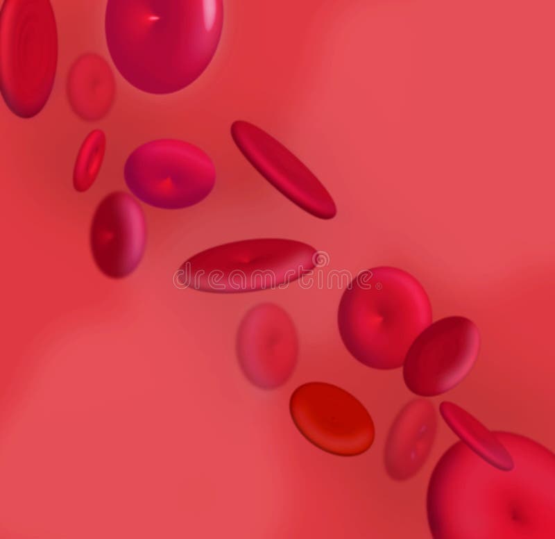 Red Blood Cells stock illustration. Illustration of medical - 394585