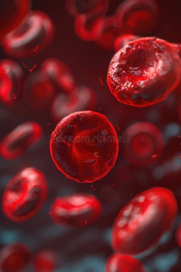 Red Blood Cells in Air stock photo. Image of diagram - 382805240