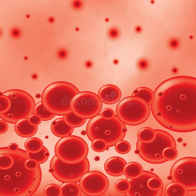 Red blood cells background stock vector. Illustration of flow - 27981698