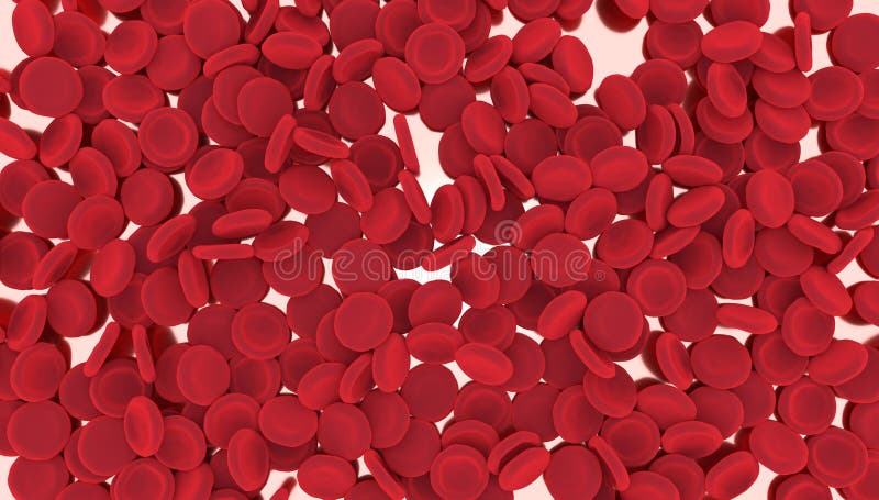 Red Blood Cells Background. Stock Illustration - Illustration of ...