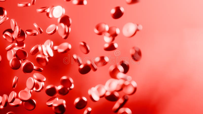Red Blood Cells High Resolution 3d Image Stock Illustration ...
