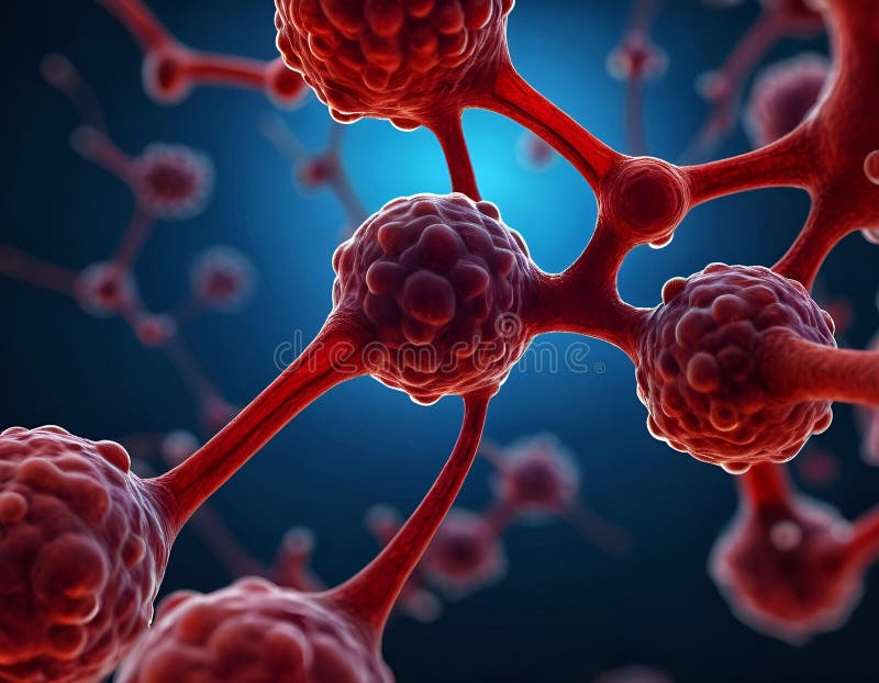 Red Blood Cells, 3D Red Cell Molecules Stock Illustration ...