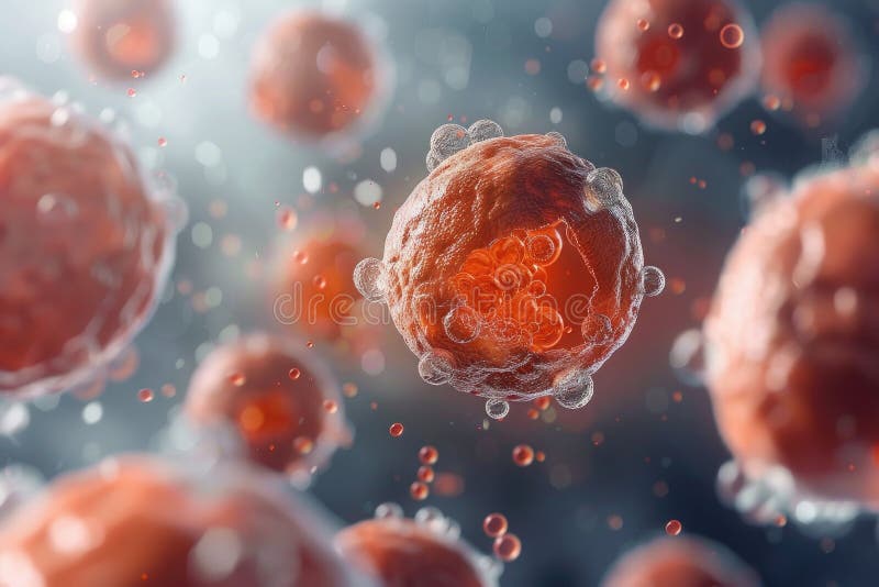 Red Blood Cells in 3D, Some Damaged Stock Photo - Image of damaged ...