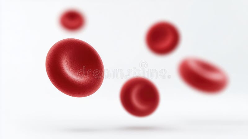 Red Blood Cells Floating in a Soft-focus Environment, Showcasing Their ...