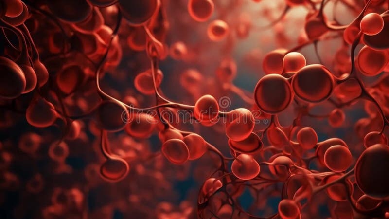Red Blood Cells Flowing in the Body Stock Footage - Video of backdrop ...