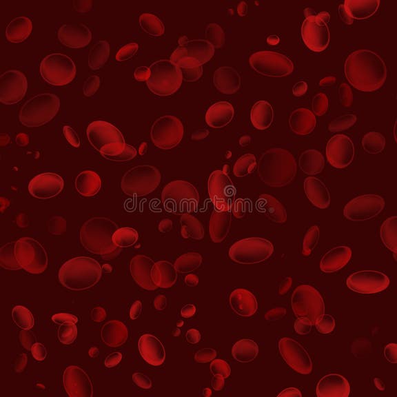 Red Blood Cells on a Maroon Background Stock Illustration ...