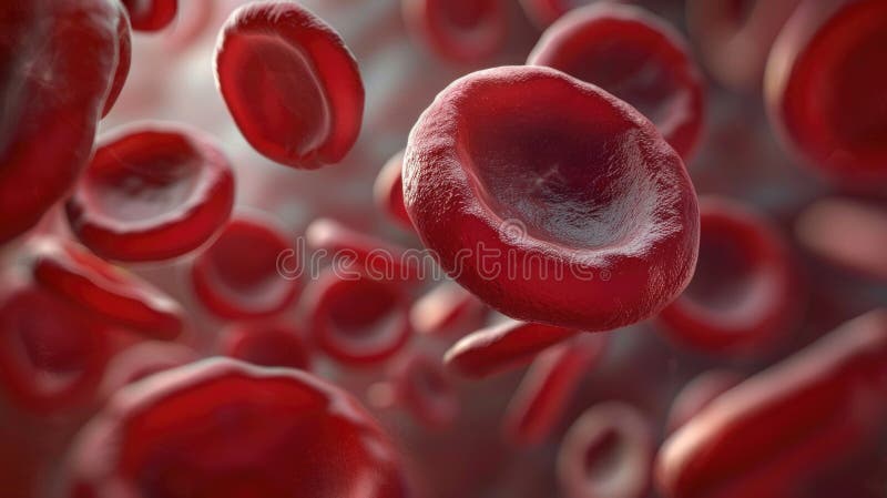 Red Blood Cells Microscopic View Stock Image - Image of blood, focus ...