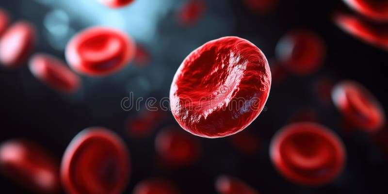 Red Blood Cells in Motion Showcasing Their Unique Structure and ...
