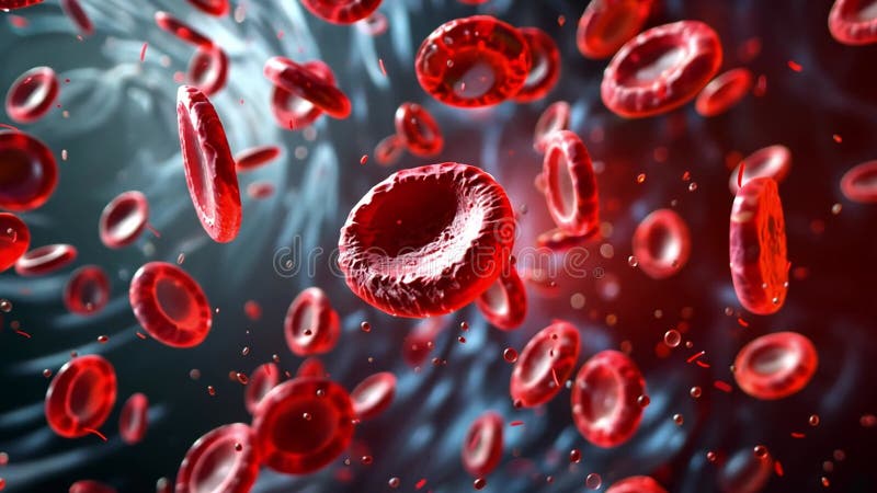 Red Blood Cells and Synthetic Biofluids Circulate, Highlighting ...