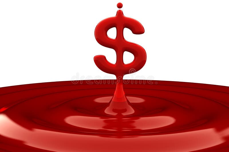 Dollar Sign Dripping Blood Stock Illustrations – 1 Dollar Sign Dripping ...