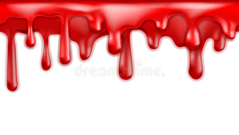 Red Blood Drips Seamless Patterns Stock Vector - Illustration of death ...