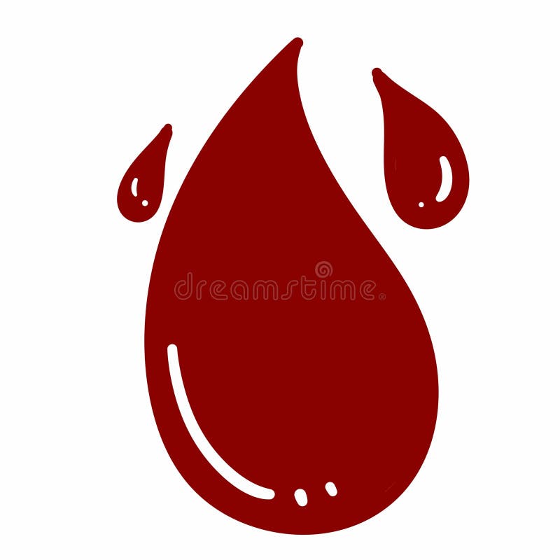 Blood Drop Logo Icon Design Template, Ai Generated Stock Illustration ...