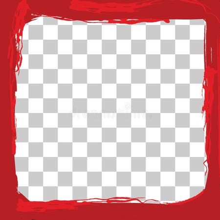 Red Blood Frame Template Halloween Event. Stock Vector - Illustration ...