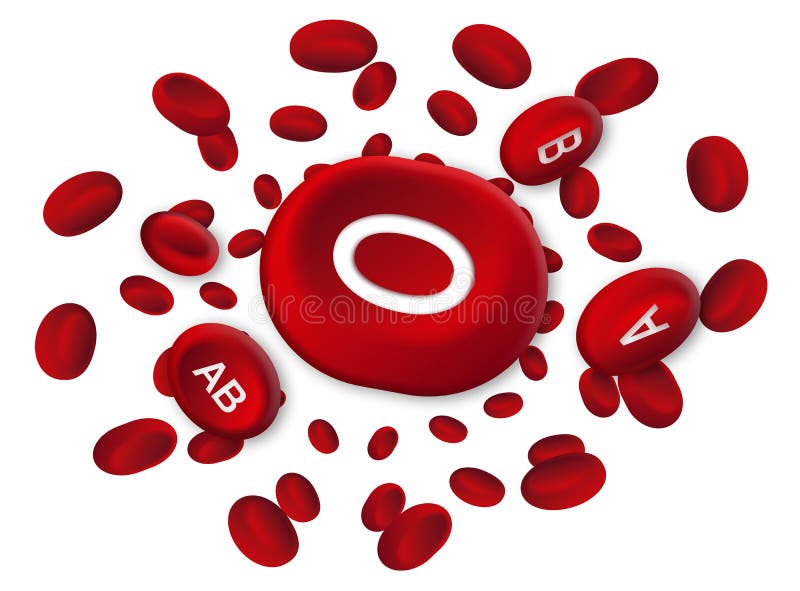 Red blood group stock illustration. Illustration of infection - 58098049