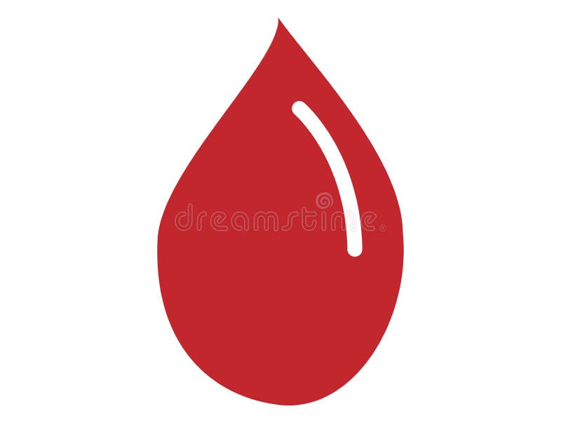 Red Blood Medical Icon - Vector Transparent Background Stock Vector ...