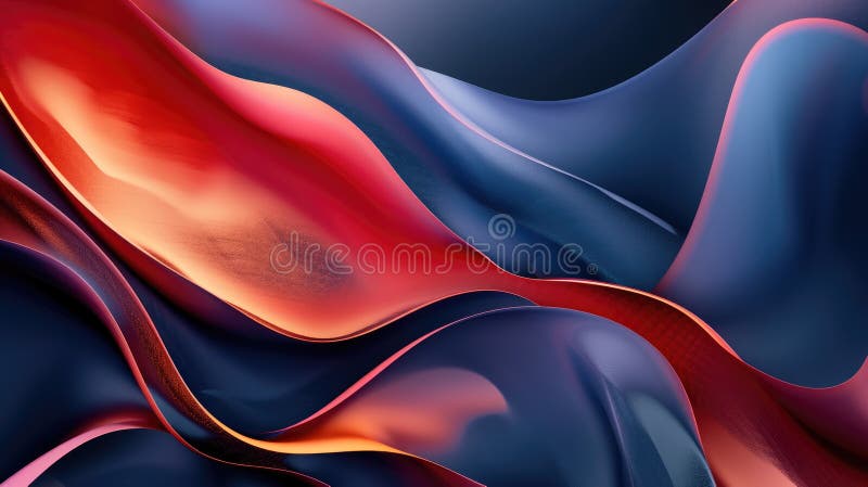 Red and Blue Abstract Painting AIG51A Stock Image - Image of creative ...