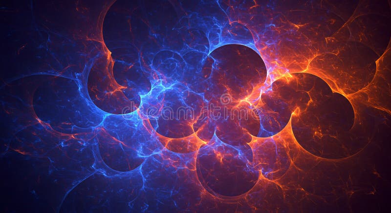 Red and Blue Abstract Stormy Electric Background Stock Photo - Image of ...