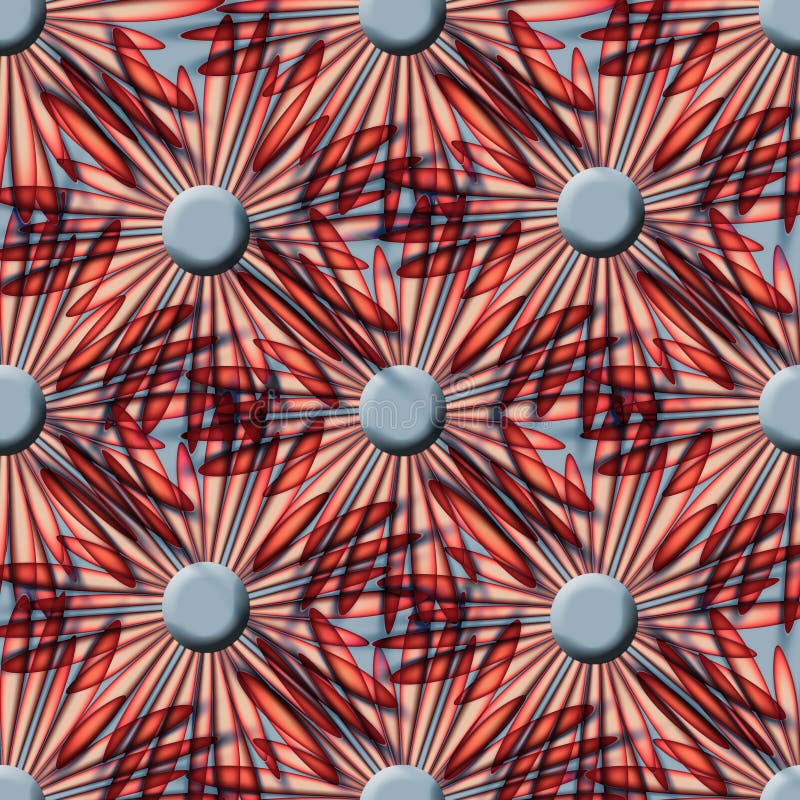 Red and Blue African Seamless Pattern Graphic Design Work Stock ...