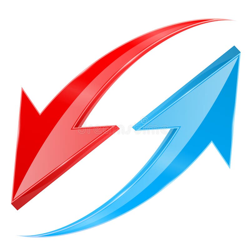 Red Blue Circle Arrows Stock Illustrations – 3,053 Red Blue Circle ...