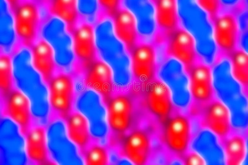 Red-blue Background Imitating a Biological Cell Under a Microscope ...