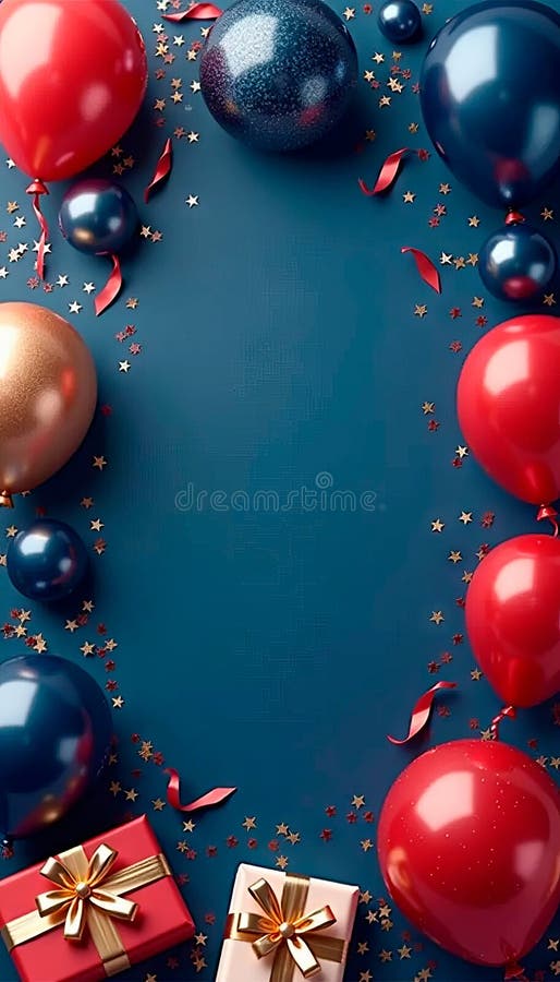 Birthday Background Vertical