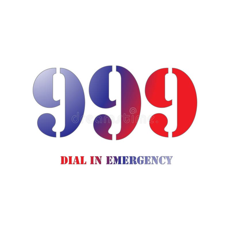 999 emergency stock illustration. Illustration of blue - 12116735