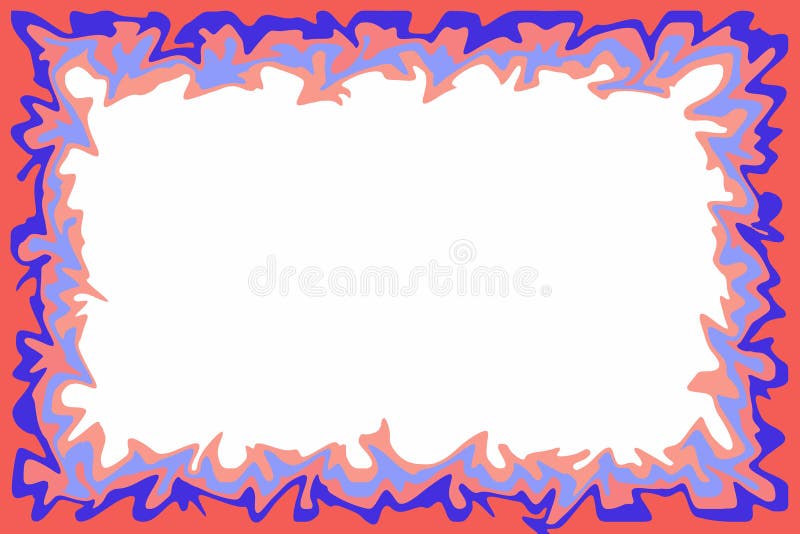 Red Blue Border Picture. Image: 510557