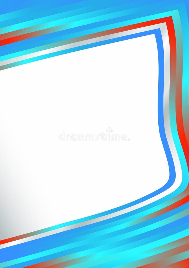 Red and Blue Border Frame Background Vector Eps Beautiful Elegant ...
