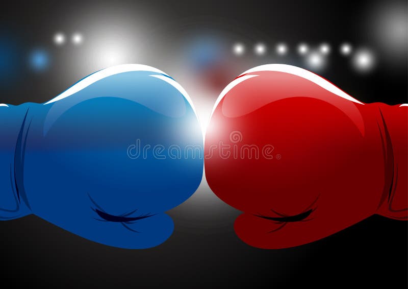 Blue boxing bear stock vector. Illustration of brave - 31130962