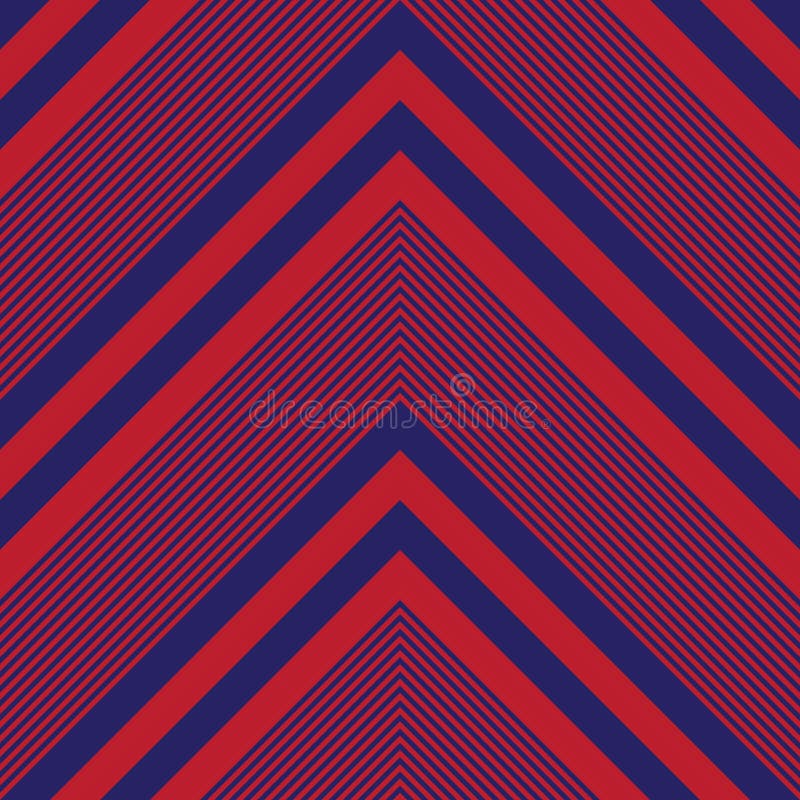 Red and Blue Chevron Diagonal Stripes Seamless Pattern Background Stock ...