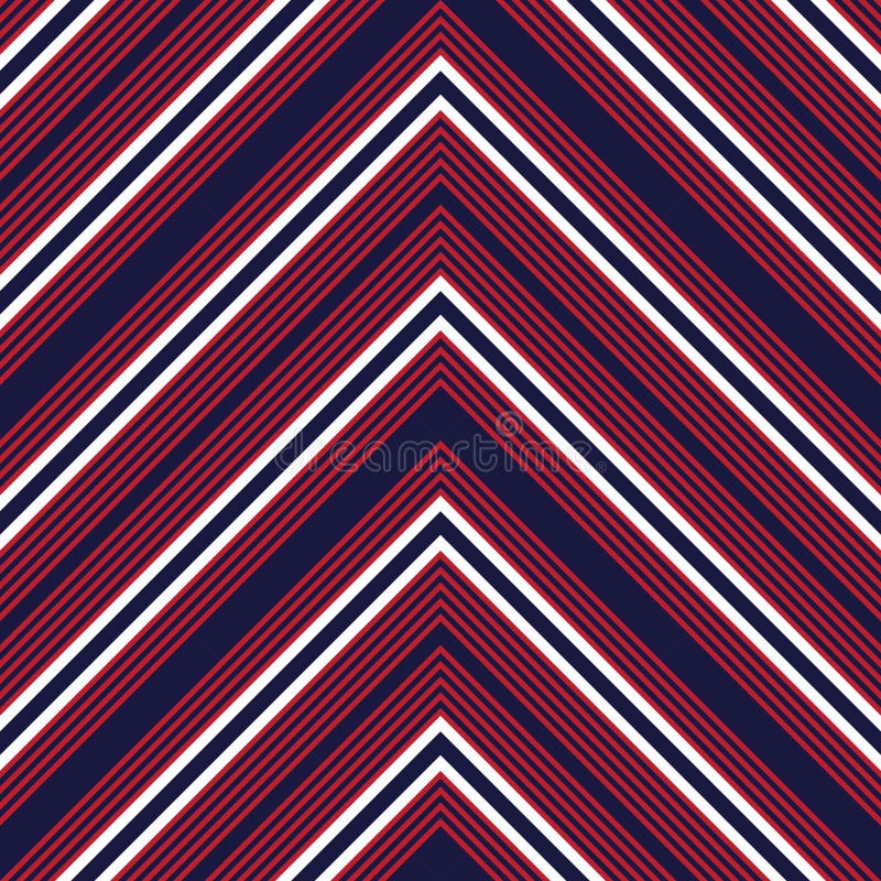 Red and Blue Chevron Diagonal Stripes Seamless Pattern Background Stock ...