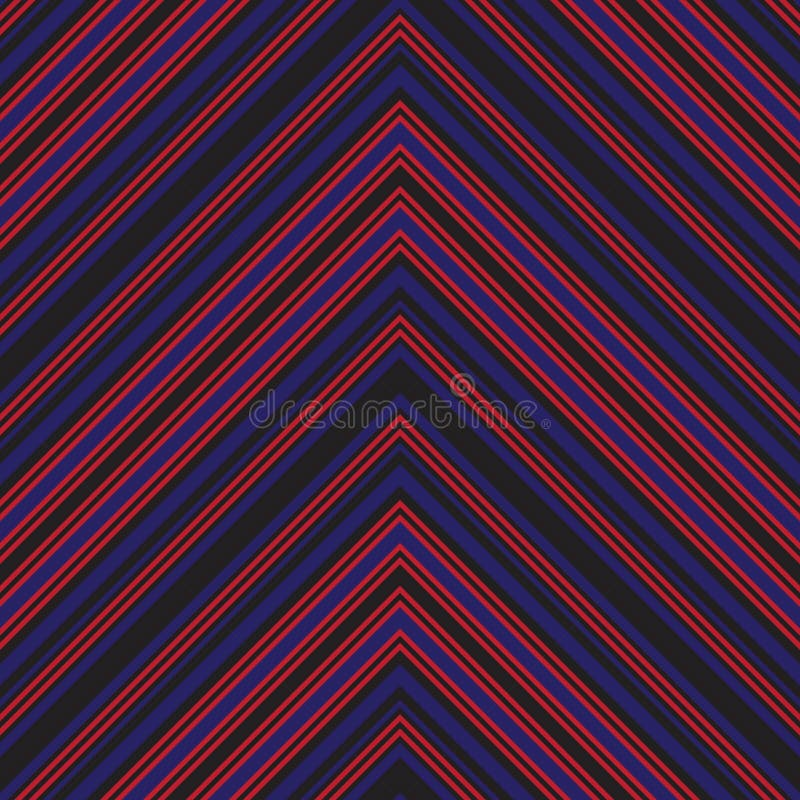 Red and Blue Chevron Diagonal Stripes Seamless Pattern Background Stock ...